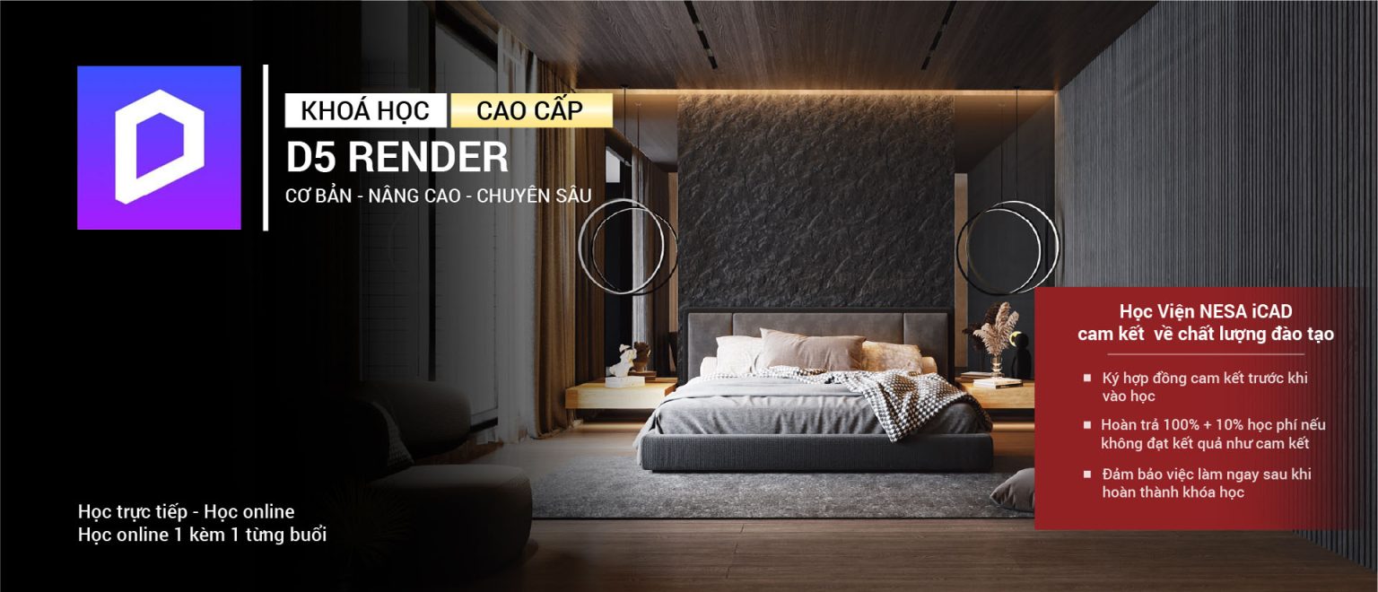 D5 Render – Diễn Họa 3D Kiến Trúc Nội Thất – NESA Groups