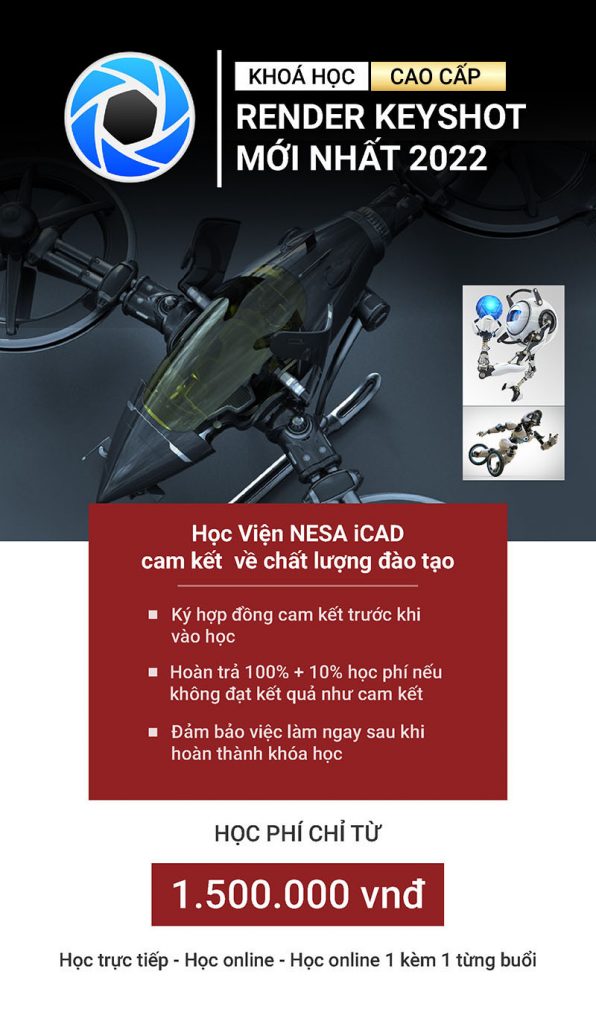 Keyshot Render Sản Phẩm Studio – NESA Groups